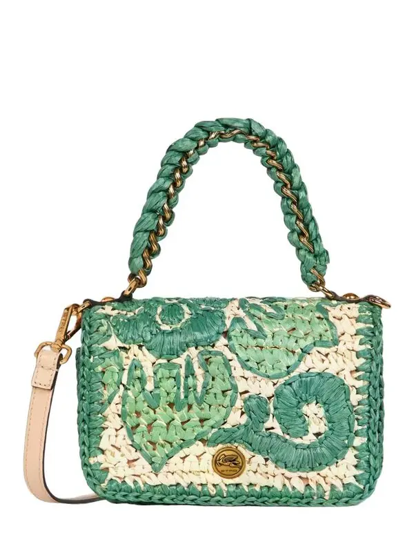 Etro Raffia Mini Bag - Green