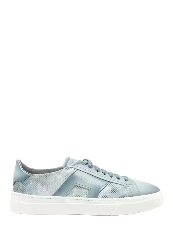 Santoni Double Buckle Sneakers - Blue