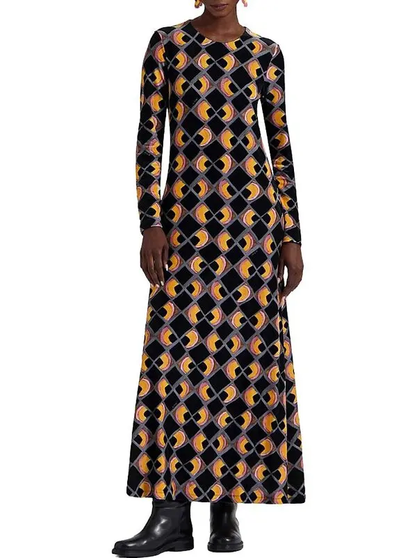 La DoubleJ Swank Maxi Dress - Half-light Black
