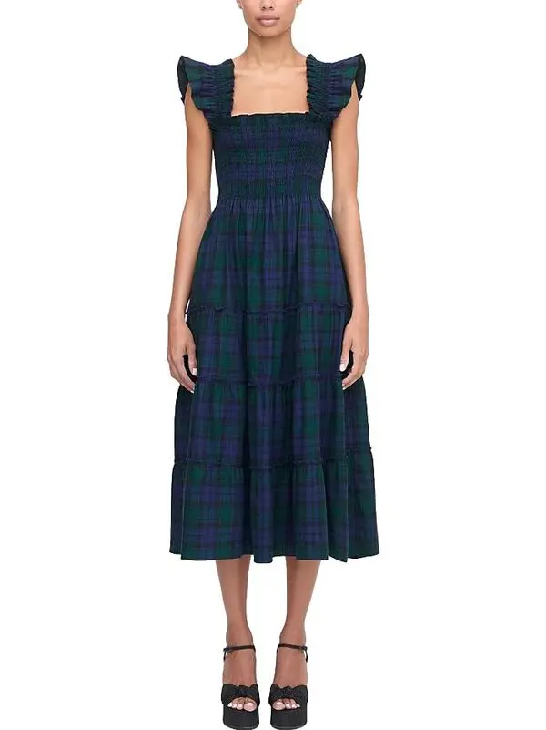 Hill House Home Ellie Nap Dress - Blackwatch Tartan