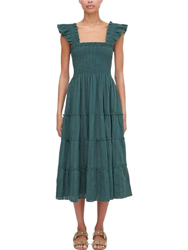 Hill House Home Ellie Nap Dress - Midnight Green