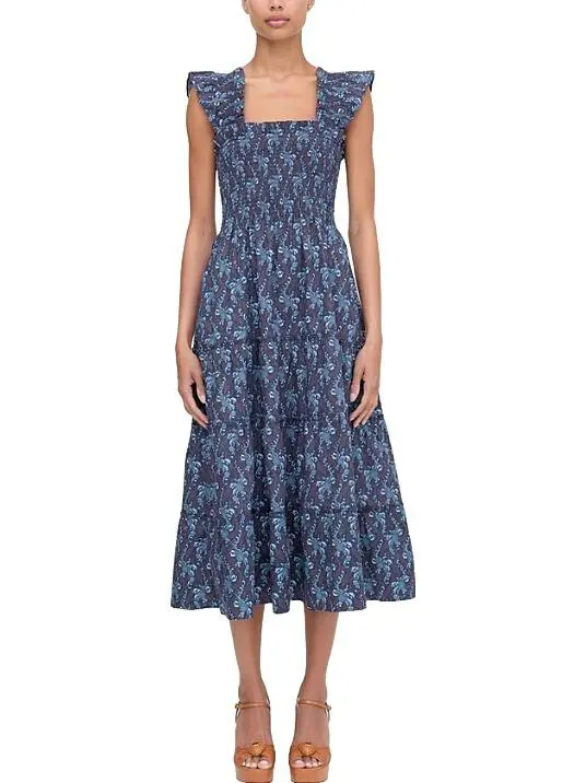 Hill House Home Ellie Nap Dress - Navy Cala Paisley