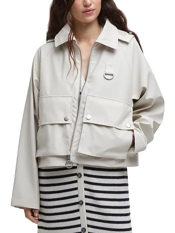 Barbour June Water Resistant Jacket - Blanc