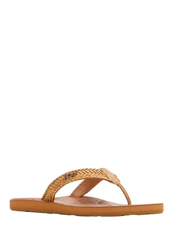 Roxy Lili Iii Flip Flop - Tan