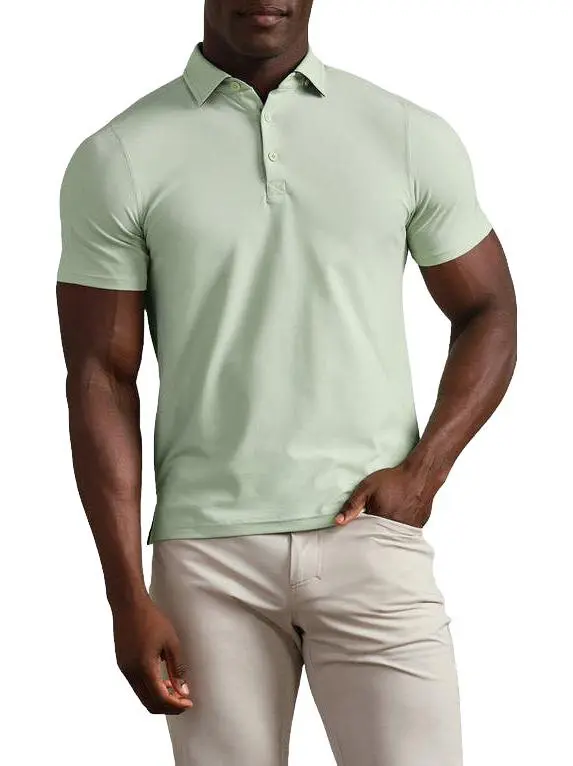 RHONE Regatta Piqué Performance Polo - Cool Mint