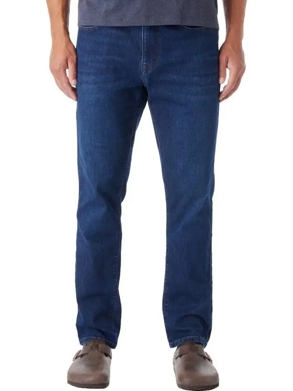 FAIR HARBOR Driftwood Straight Leg Jeans - Deep Sea Wash