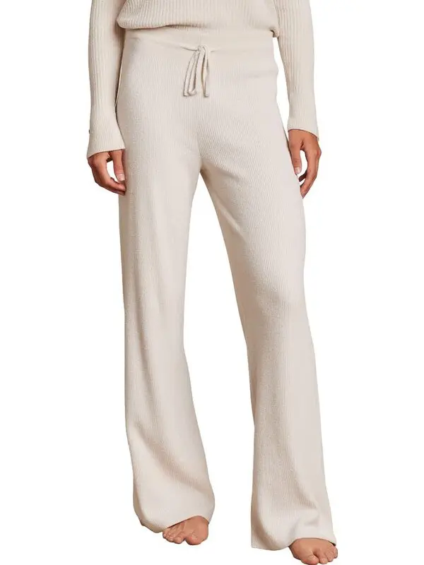 Barefoot Dreams Cozychic® Ultra Lite® Rib Drawstring Pants - Sand Dune