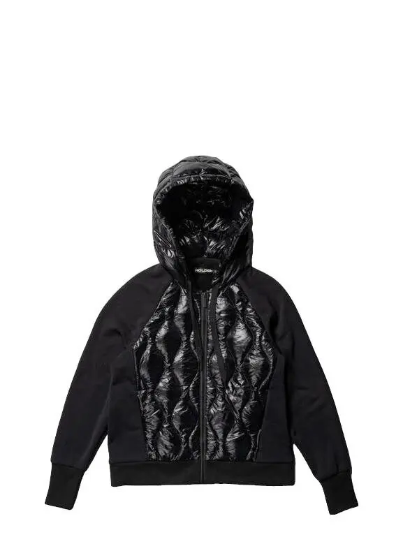 HOLDEN OUTERWEAR Down Zip Hoodie - Black