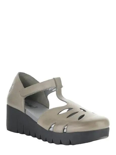Fly London Velt Platform Wedge Sandals - Grey