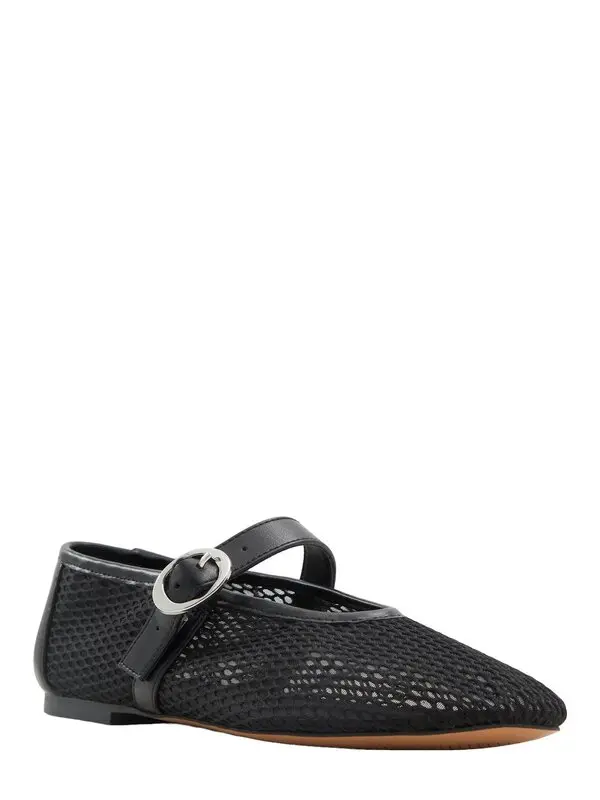 Aldo Quincey Mary Jane Flat - Black
