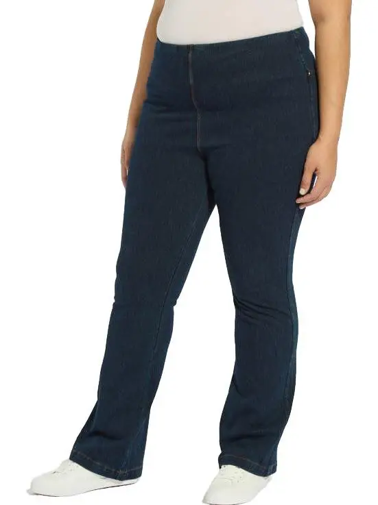 Lyssé Essentials Pull-on Bootcut Pants - Indigo