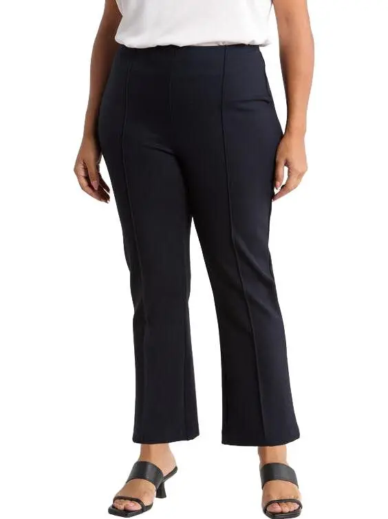 Lyssé Stretch Ponte Ankle Pants - Midnight