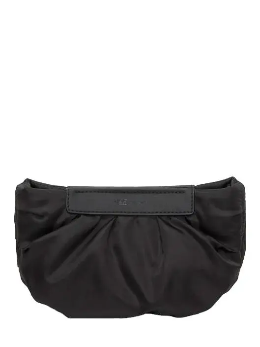 VEECOLLECTIVE Caba Recycled Polyester Clutch - Black