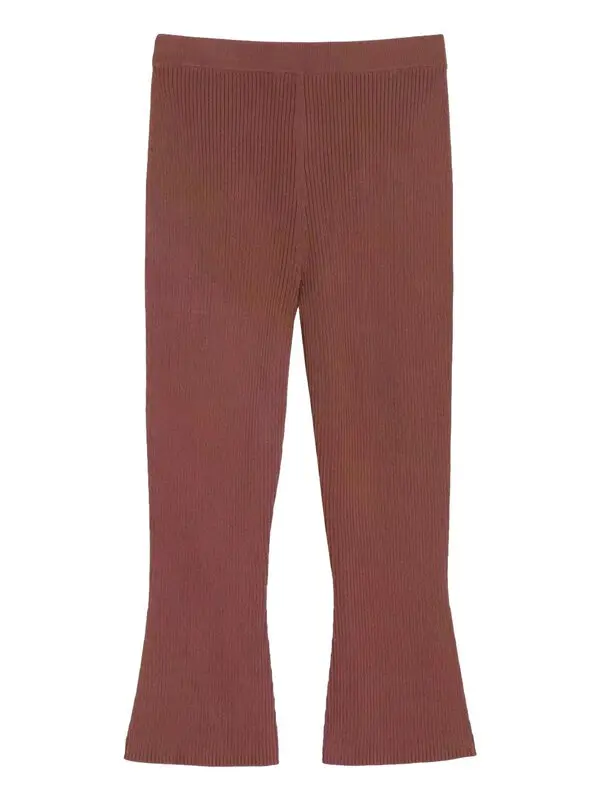 Apparis Desi Cropped Trousers - Brown