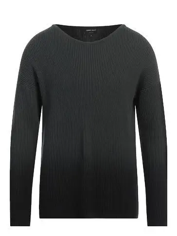 Giorgio Armani Virgin Wool Tie-dye Crewneck Sweater - Military Green