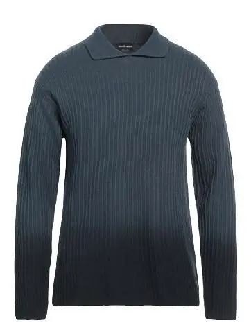 Giorgio Armani Virgin Wool Sweater - Blue