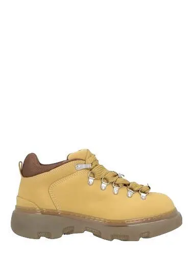 Burberry Ankle Boots With Lace-up Closure - Beige