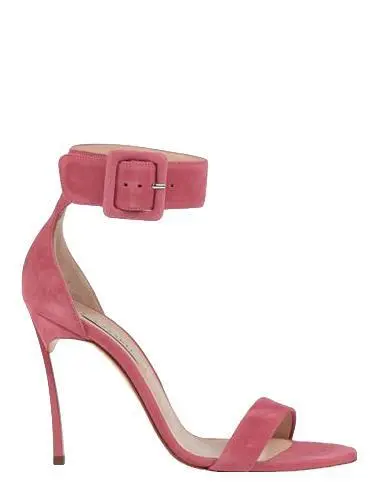 Casadei Leather Ankle Strap Sandals - Pink
