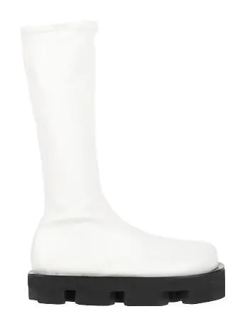 JIL SANDER Leather Boot - White