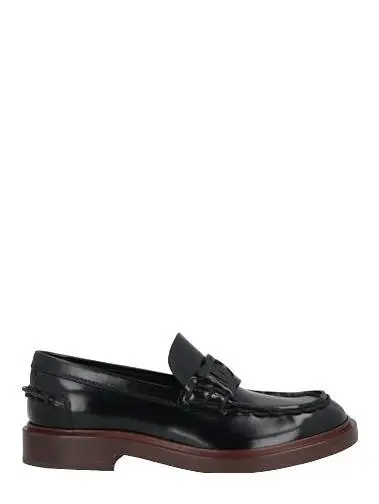 TOD'S Leather Loafers - Black