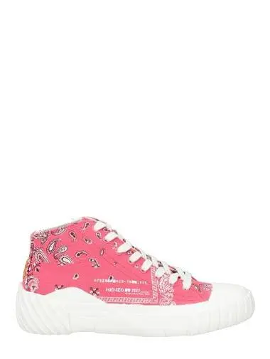 Kenzo High-top Paisley Print Sneakers - Magenta