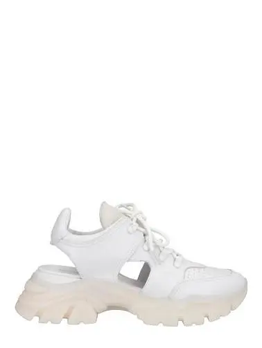 Emporio Armani Chunky Leather Sneakers - White