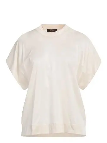 MOORER Cotton T-shirt - Ivory