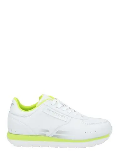 Emporio Armani Leather Sneakers - White