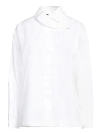 Giorgio Armani Woven Cotton Shirt - White