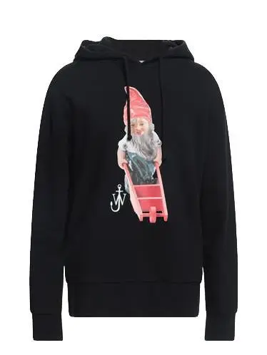 JW Anderson Cotton French Terry Hoodie - Black