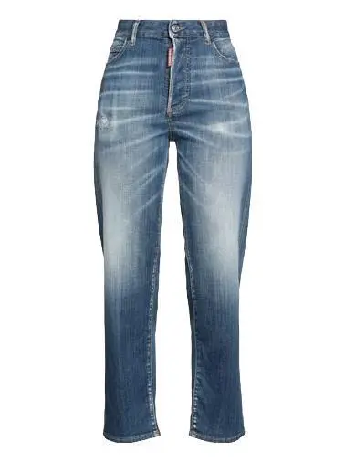 Dsquared2 Straight-leg Jeans With Distressed Detail - Blue