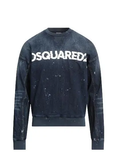 Dsquared2 Cotton-elastane Blend Sweatshirt - Blue