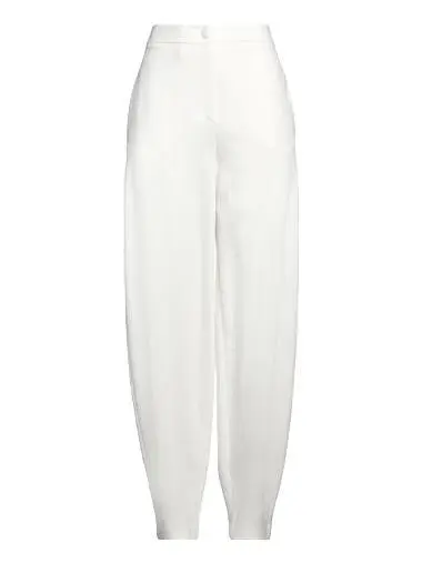 Emporio Armani Tapered Jersey Trousers - White