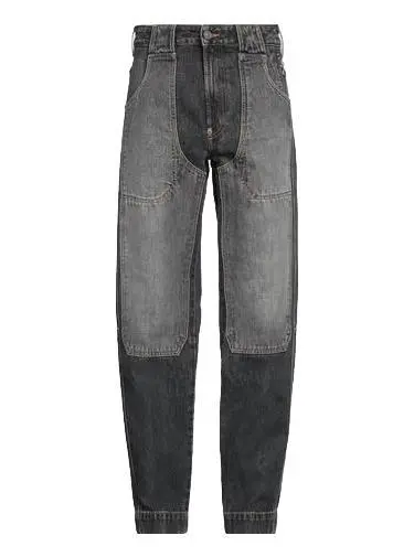 Diesel Cotton Hemp Tapered Jeans - Black