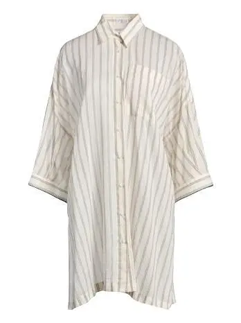 Brunello Cucinelli Shirt In Cotton And Silk - White