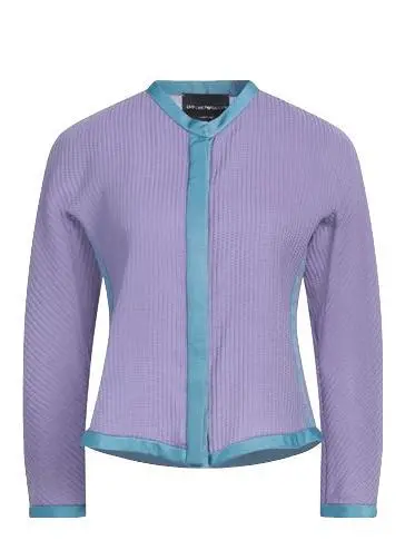 Emporio Armani Seersucker Two-tone Shirt - Purple