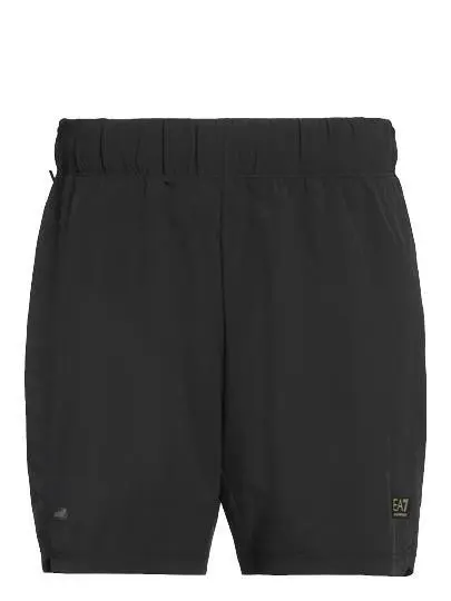 EA7 Athletic Stretch Shorts - Black