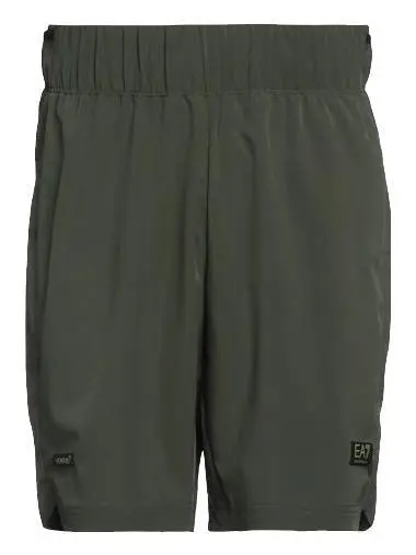 EA7 Athletic Stretch Shorts - Green