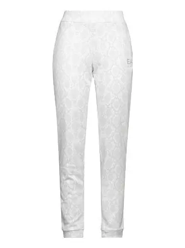 EA7 Track Pants With Snakeskin Print - Grey