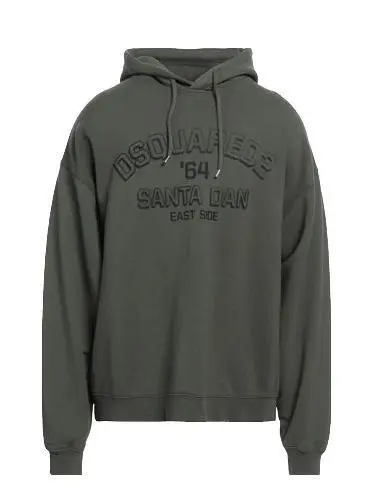 Dsquared2 Cotton Blend Military Sweatshirt - Green