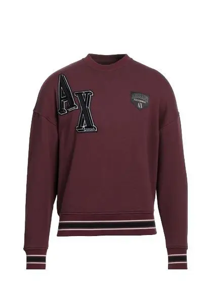 Armani Exchange Crewneck Sweatshirt With Logo - Red