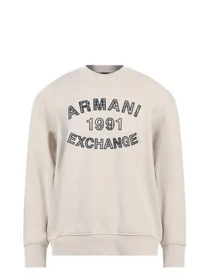 Armani Exchange Cotton-blend Sweatshirt - Beige