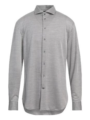 Emporio Armani Shirt Size Lyocell, Virgin Wool - Charcoal