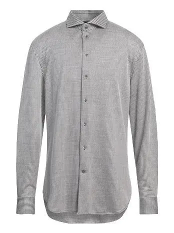 Emporio Armani Shirt Size Lyocell, Virgin Wool - Grey