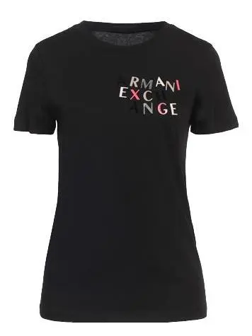 Armani Exchange Logo-print Cotton T-shirt - Black
