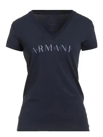 Armani Exchange Cotton Blend Jersey T-shirt - Blue