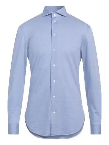 Emporio Armani Shirt Size Virgin Wool, Lyocell - Blue