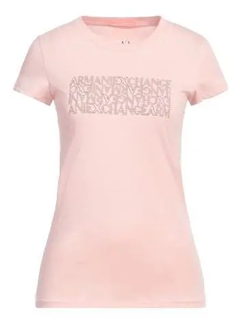Armani Exchange Logo-print T-shirt - Pink
