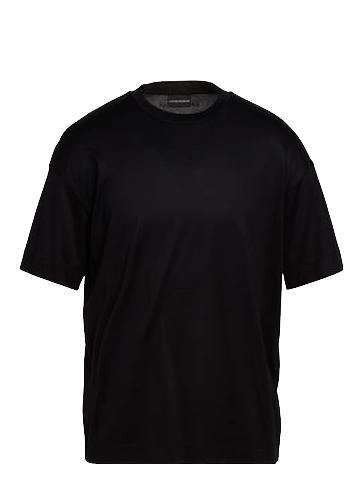 Emporio Armani T-shirt Size Lyocell, Cotton - Black