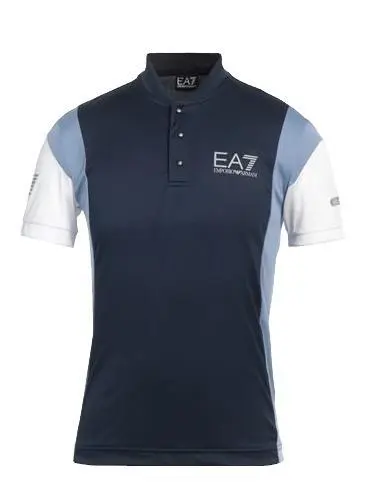 EA7 T-shirt Size Recycled Polyester - Navy